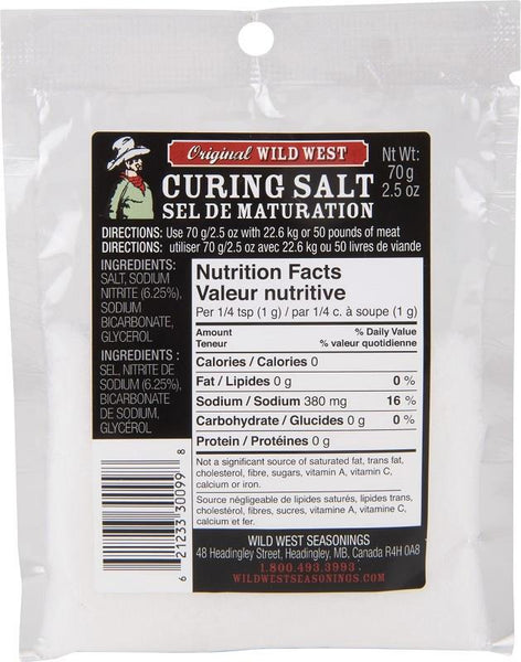 Curing Salt (70 g) – Blue Ridge Inc