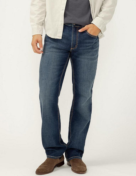 Men's Zac Relaxed Fit Straight Leg Knit Flex Jeans – Blue Ridge Inc