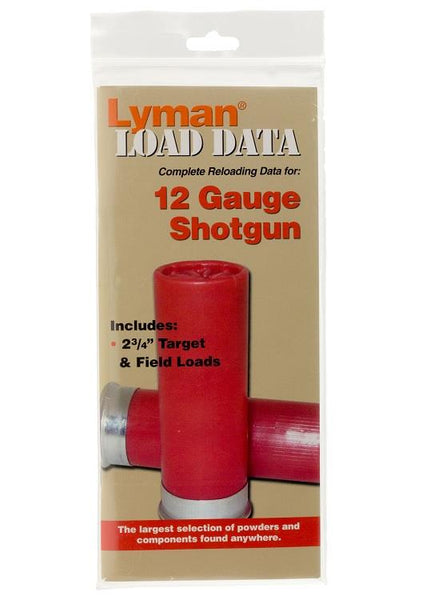 Lyman Load Data Book 12 Gauge – Blue Ridge Inc