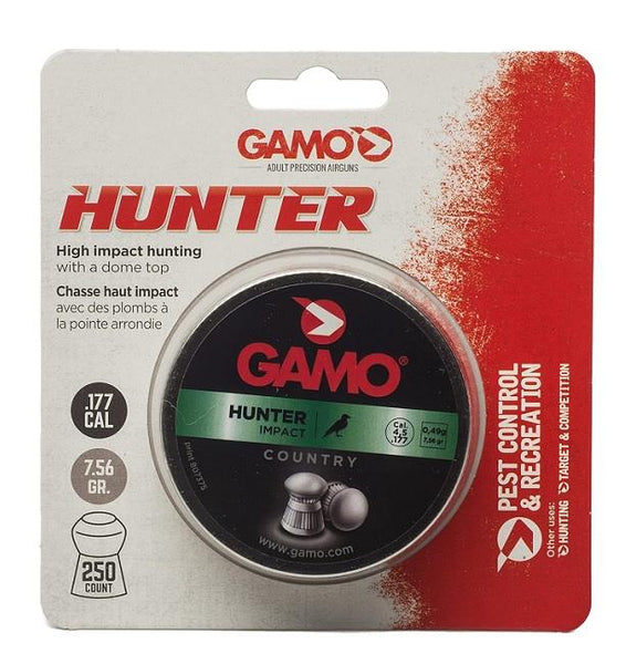 Gamo Hunter Pellets .177Cal High Impact - 250 count – Blue Ridge Inc
